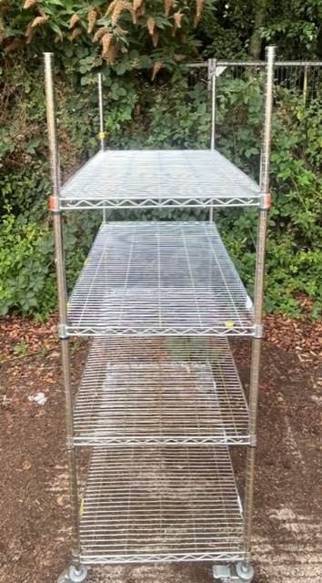 Used Adjustable shelving unit - Steps and Stillages