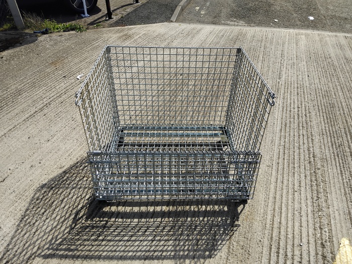 Second Hand Folding Wire Cage 1000x800 - Steps and Stillages