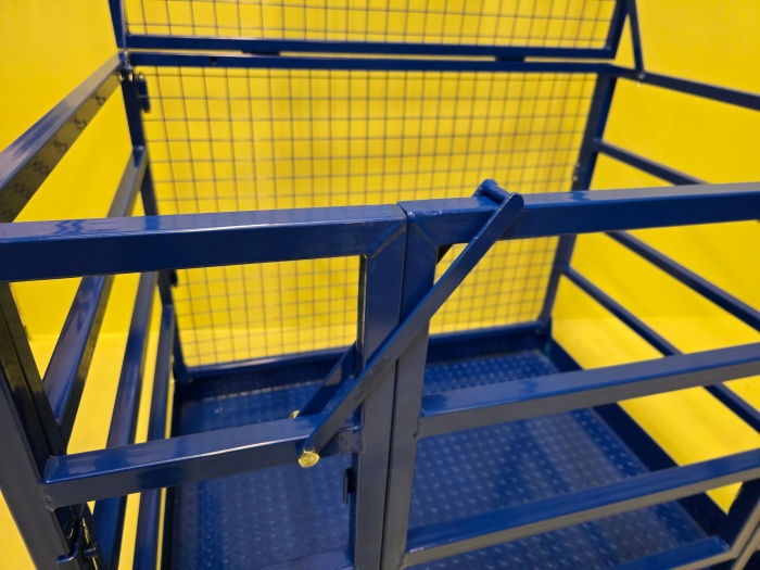 Folding Forklift Safety Access Cage 1 & 2 persons - Steps and Stillages