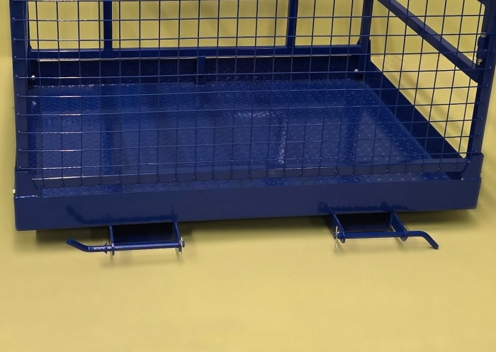 Folding Forklift Safety Access Cage 1 & 2 persons - Steps and Stillages
