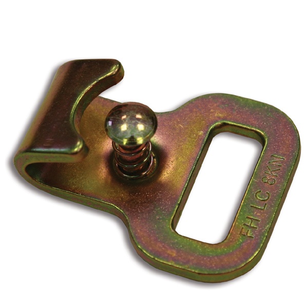 25mm J Hook with Push Button Keeper - Steps and Stillages