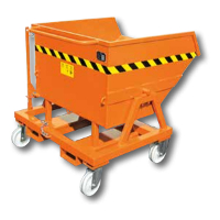 LT0460 Tipping Skip Roll Forward - Steps and Stillages