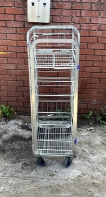 Nesting A-frame Milk Dolly 1 - Steps and Stillages