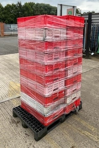 Pallet Of Plastic Trays - Steps and Stillages