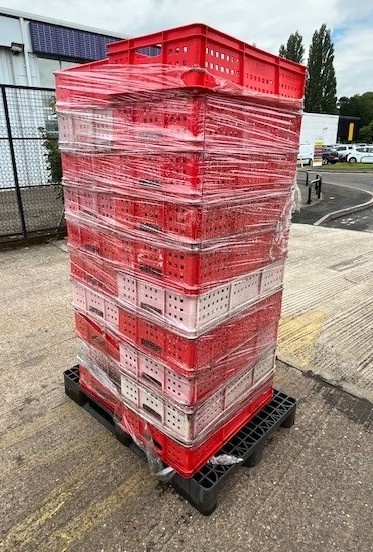 Pallet Of Plastic Trays - Steps and Stillages