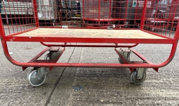 Second Hand Red Picking Trolley - Steps and Stillages