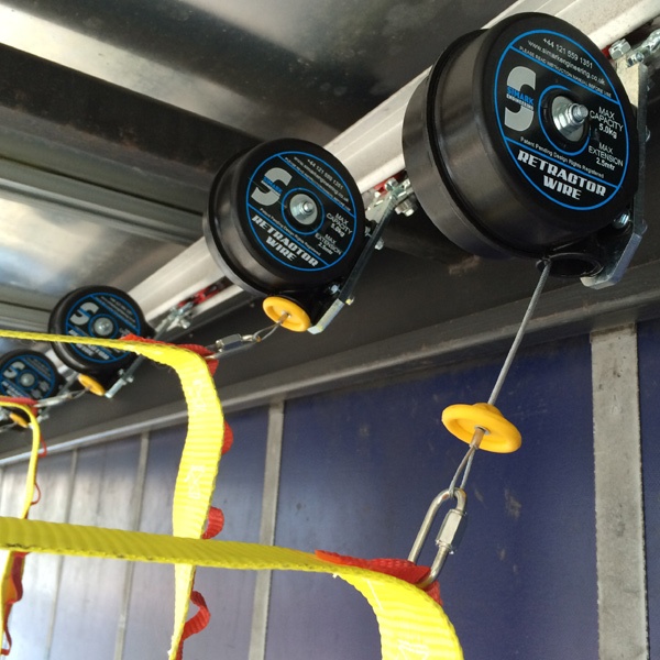 Retractable Cargo Net - Steps and Stillages