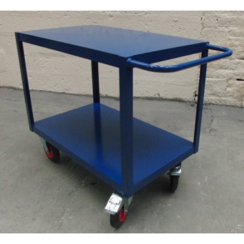 Table Top Cart, 500 kg, 1000 x 600 mm, Steel Shelf - Steps and Stillages
