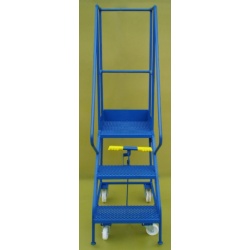 Narrow Aisle Mobile Steps 3 Step - Steps and Stillages