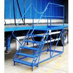 Trailer Side Access platform - SATS1.3m - Steps and Stillages