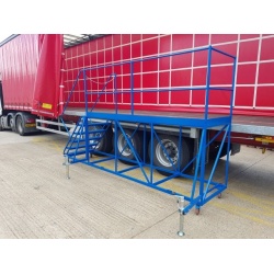 Trailer Side Access Mobile Platform SATS5 - Steps and Stillages