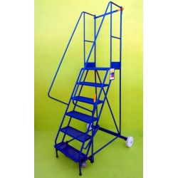 1500mm Lorry Access Mobile Step 6 Step - Steps and Stillages