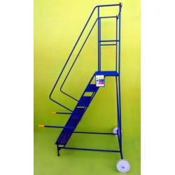 6 Step Budget Lorry Access Mobile Step - Steps and Stillages