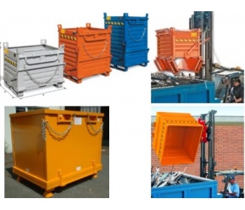 Tipping Skips and Drop Bottom Skips - Steps and Stillages