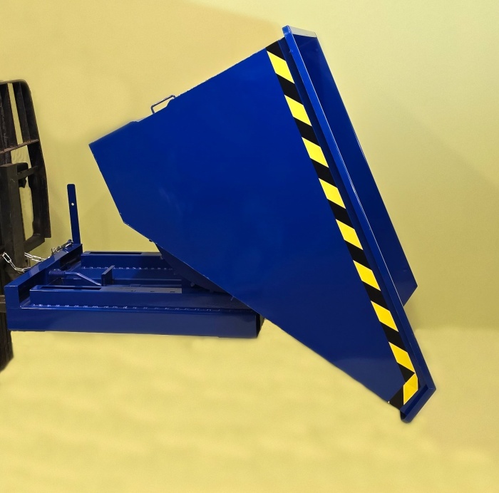 900L Automatic Container Skip - Steps and Stillages