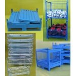 folding wire pallet cage - Steps and Stillages