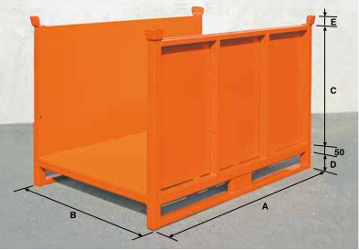 Tuff Open Ended Stillages - Steps and Stillages