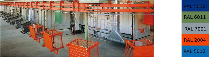 Steel Sheet & Mesh Stillages, Cage Pallets, Chute Front Picking Bins ...