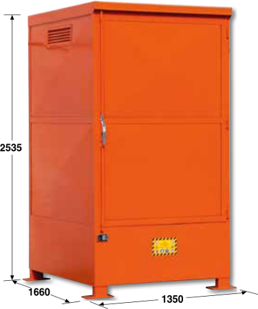 Steel Storage Cabinet for IBC - Steps and Stillages